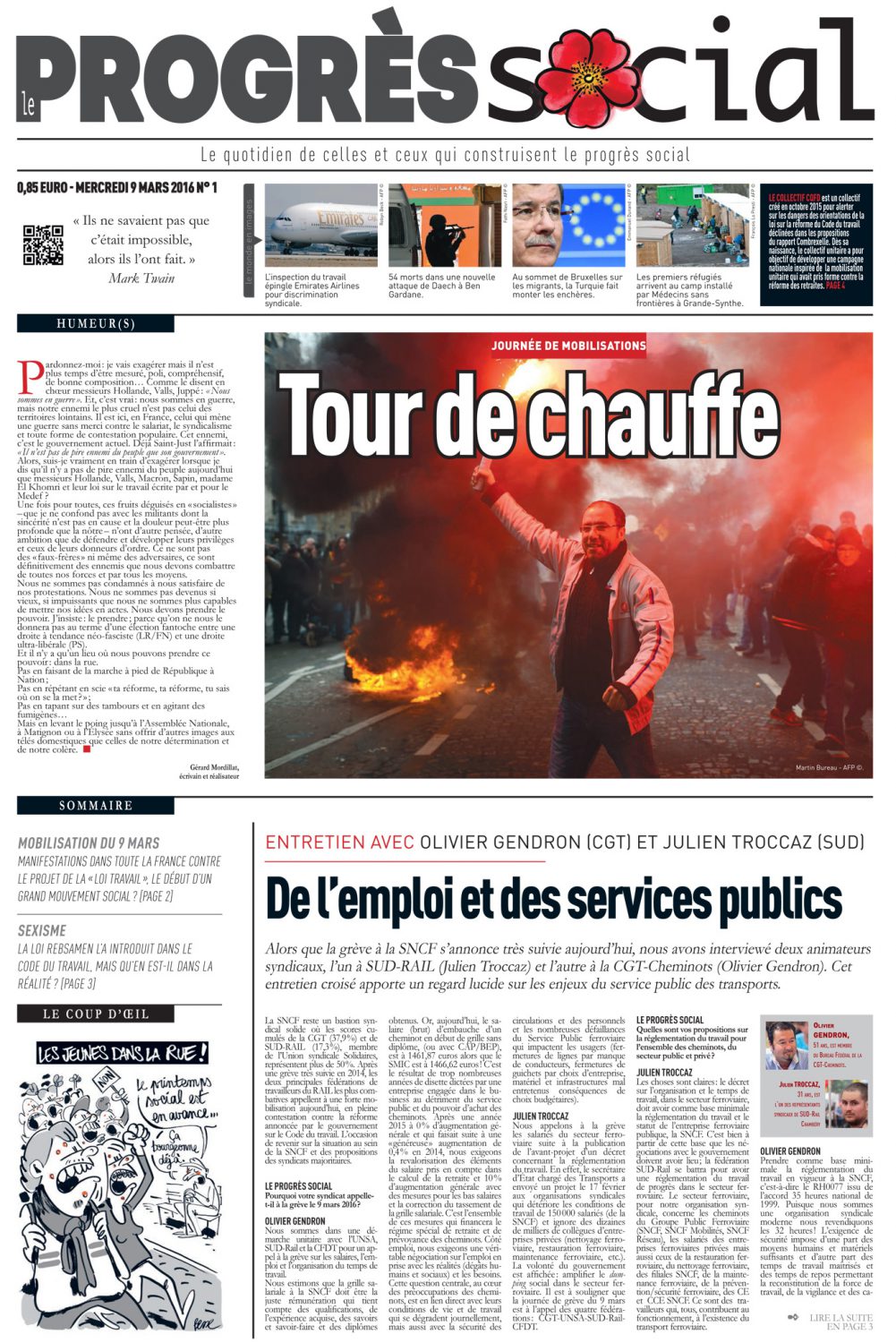 Le Progrès social. Entretien avec Julien Gonthier de l’équipe du tout ...